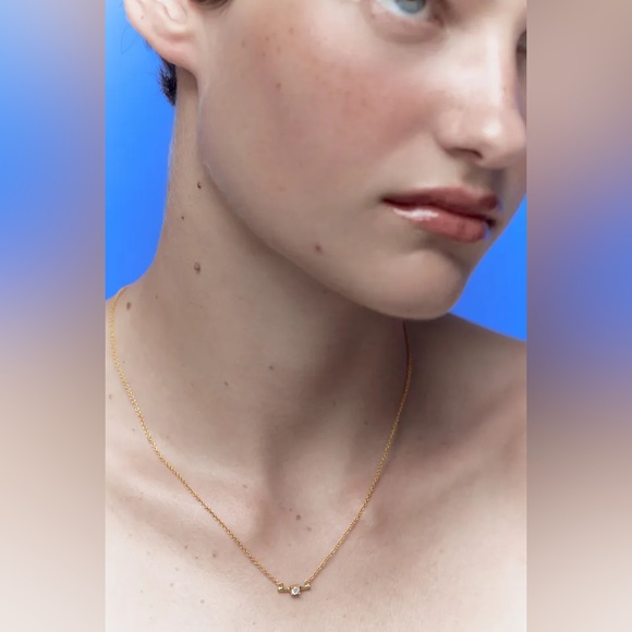 Zara | Jewelry | Zara 24k Gold Plated Jewel Chain | Poshmark
